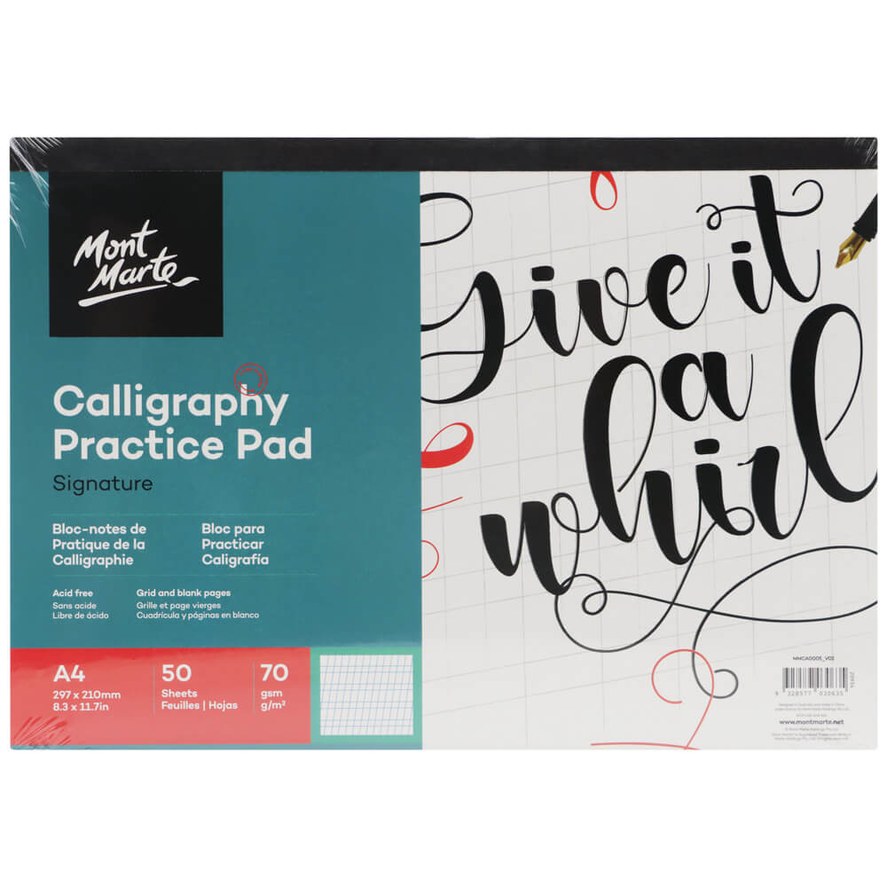 Calligraphy Practice Pad A4 50 Sheet – Maktaba Mall